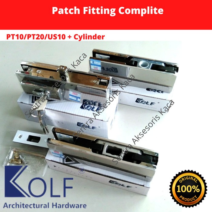 Jual Kolf Patch Fitting 1 Set Complit KPF10/KPF20/KPL10A + Cylinder ...