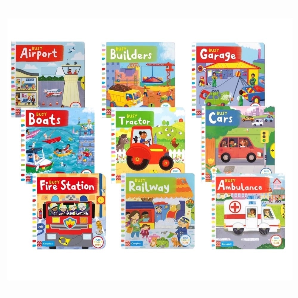 Jual Campbell Push Pull Slide Buku Anak Baby busy book - First ...