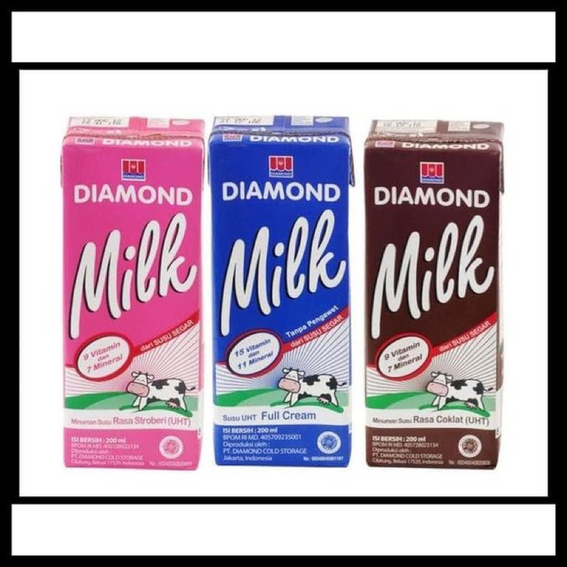Jual Diamond UHT Milk 200ml | Shopee Indonesia