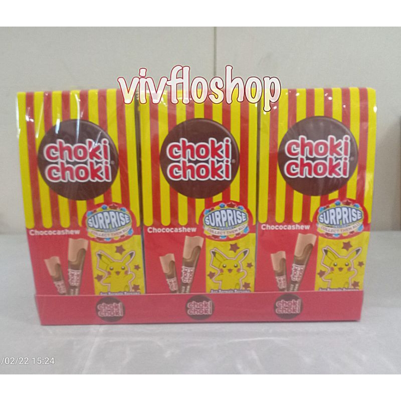 Jual Choki Choki Surprise Chococashew (Box isi 5 Stick) Coklat Pasta ...