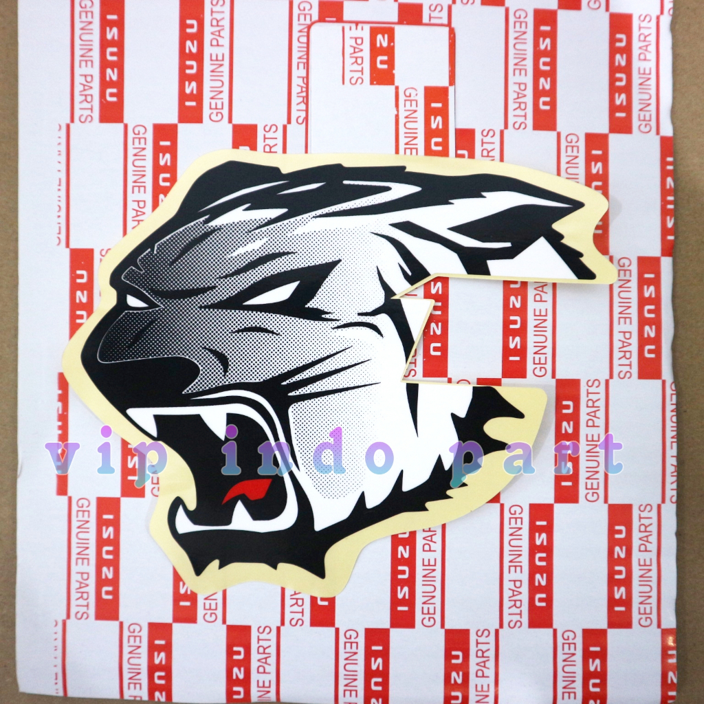 Jual STIKER STICKER LOGO KEPALA MACAN ISUZU ELF ORIGINAL ISUZU | Shopee ...