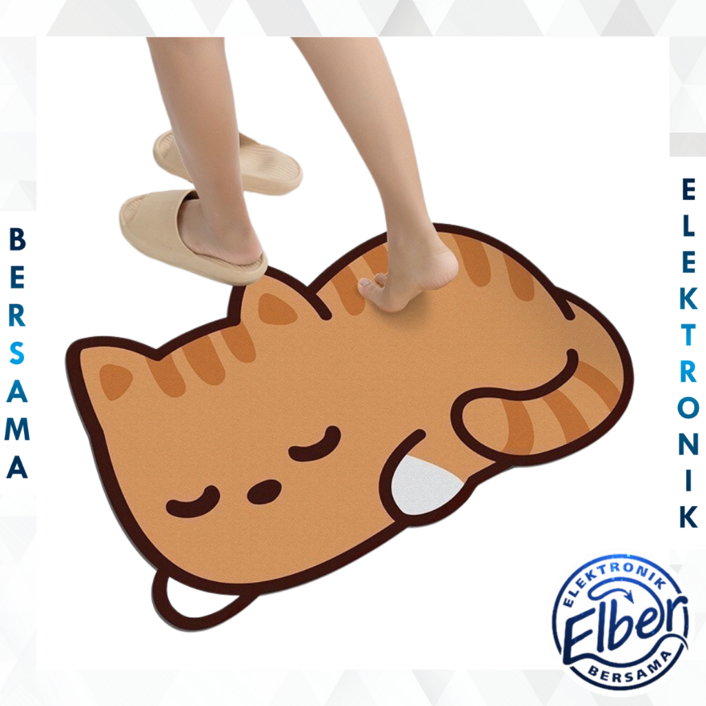 Jual ELBER HL0467 Keset Lantai Cartoon Anti Slip Daya Serap Tinggi Ukuran 40cmx60cm Keset Kamar ...