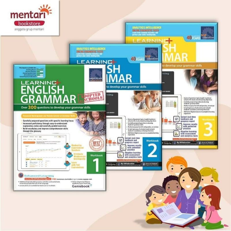 Jual SAP Learning English Grammar Workbook | Buku Latihan Soal Inggris ...