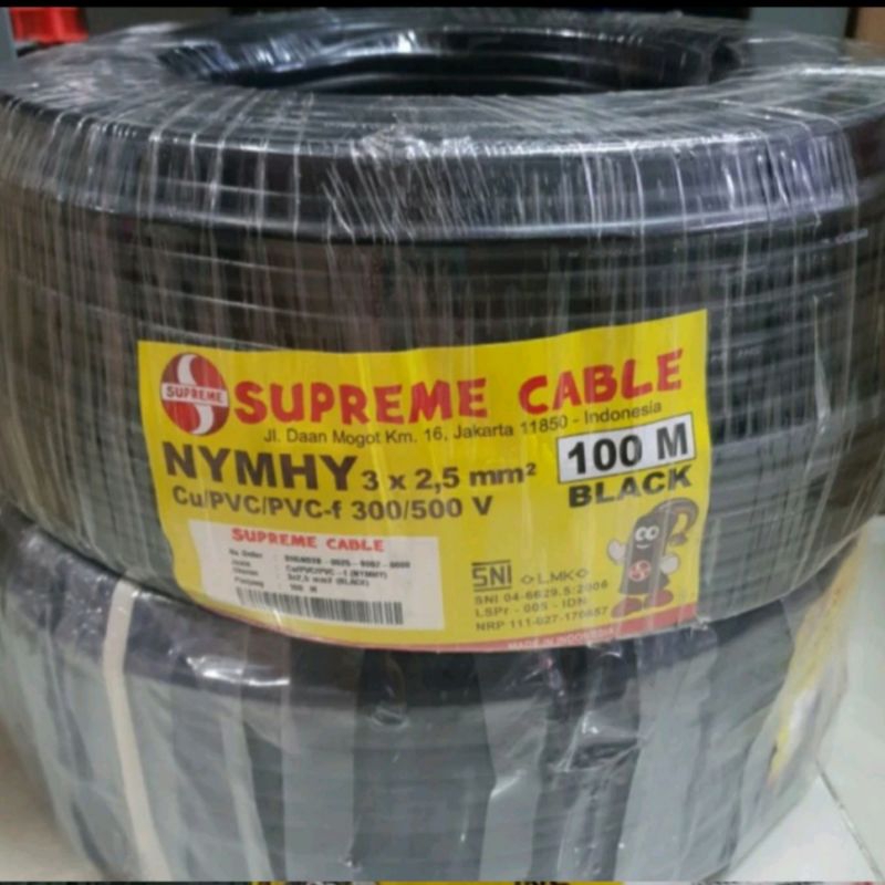 Jual Kabel Supreme Serabut 3x2,5mm NYMHY/NYYHY 1 Meter | Shopee Indonesia