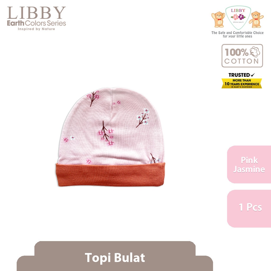 Jual LIBBY Earth Topi Bulat Motif Rocco Girl (1 pcs) | Shopee Indonesia