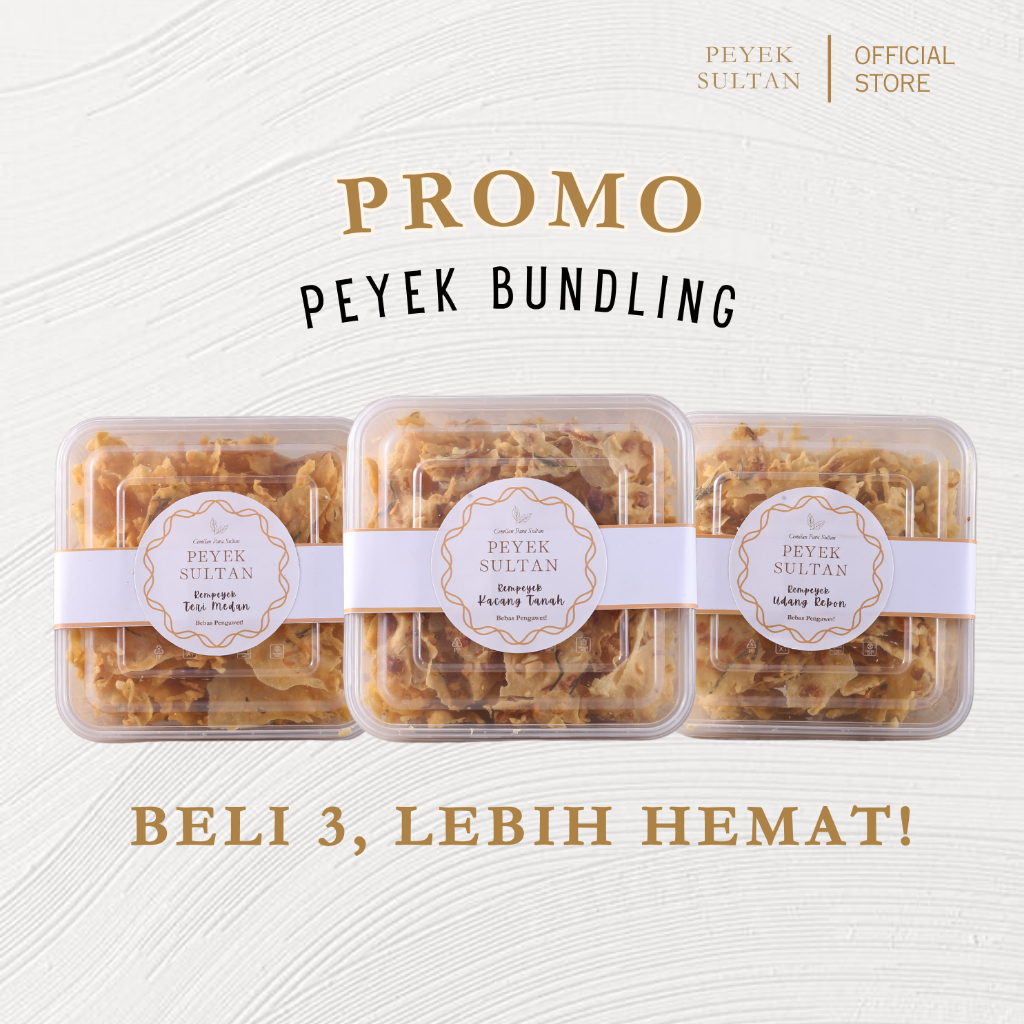Jual PEYEK SULTAN - Peyek Bundling (Box - Large) | Paket Set Peyek ...