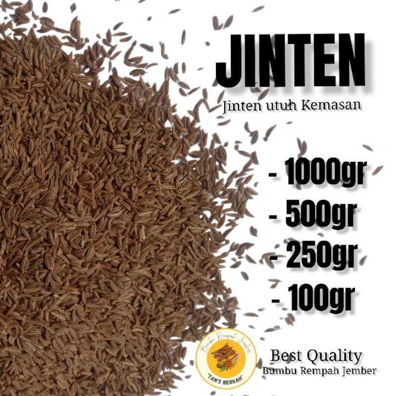 Jual Jinten utuh kemasan 1 kg dan 500gr | Shopee Indonesia