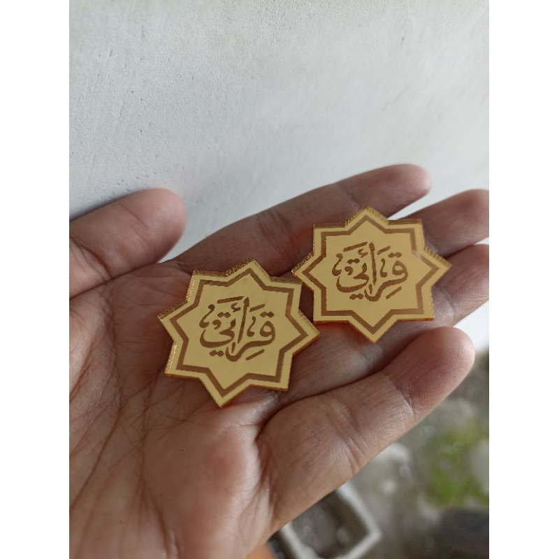 Jual BROS AKRILIK MIROR QIROATI / BROS LOGO CUSTOM | Shopee Indonesia