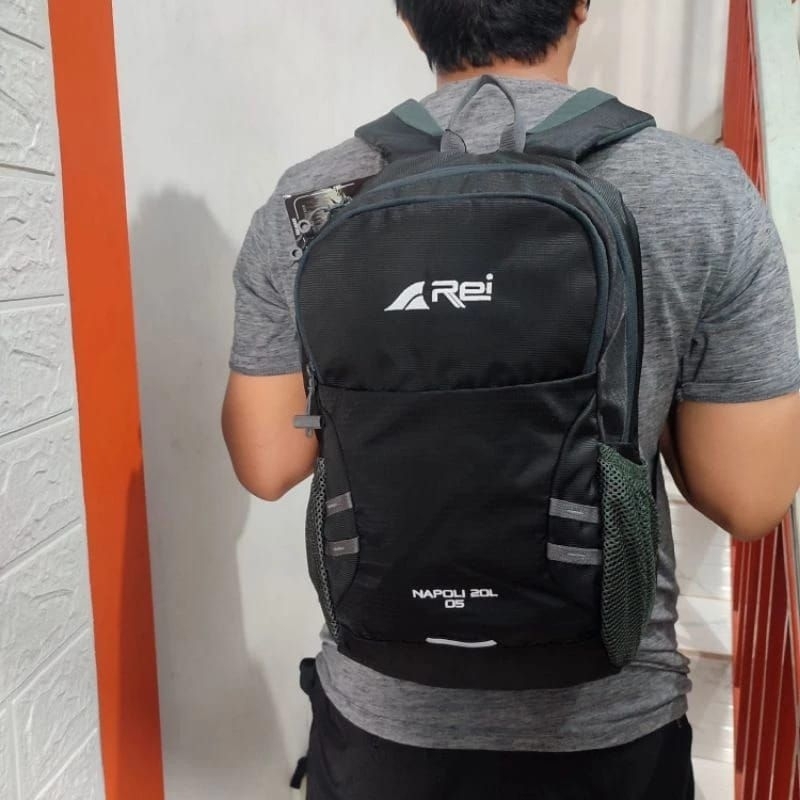 Jual Tas Ransel Pria Rei Napoli 05 20L Original+Raincover | Shopee ...
