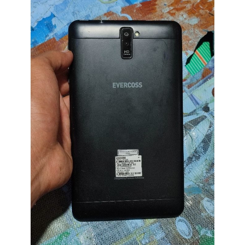 Jual Tablet Evercoss x7 7 inch android 9 3Gb/32Gb jaringan 4G normal ...