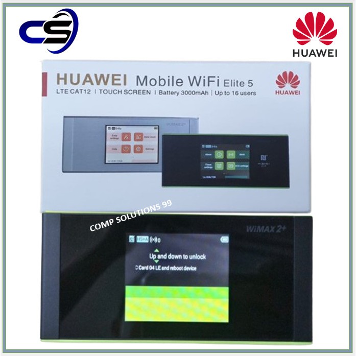 Jual Modem mifi huawei 4G Lte 750Mbps cat 12 wimax 2+ 3000mah touch screen mobile wifi hotspot ...