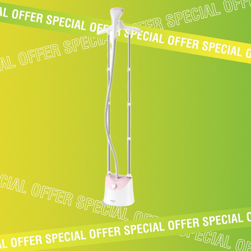 Jual PHILIPS GC485/40 Stand Garment steamer 1800W - Pastel Pink ...