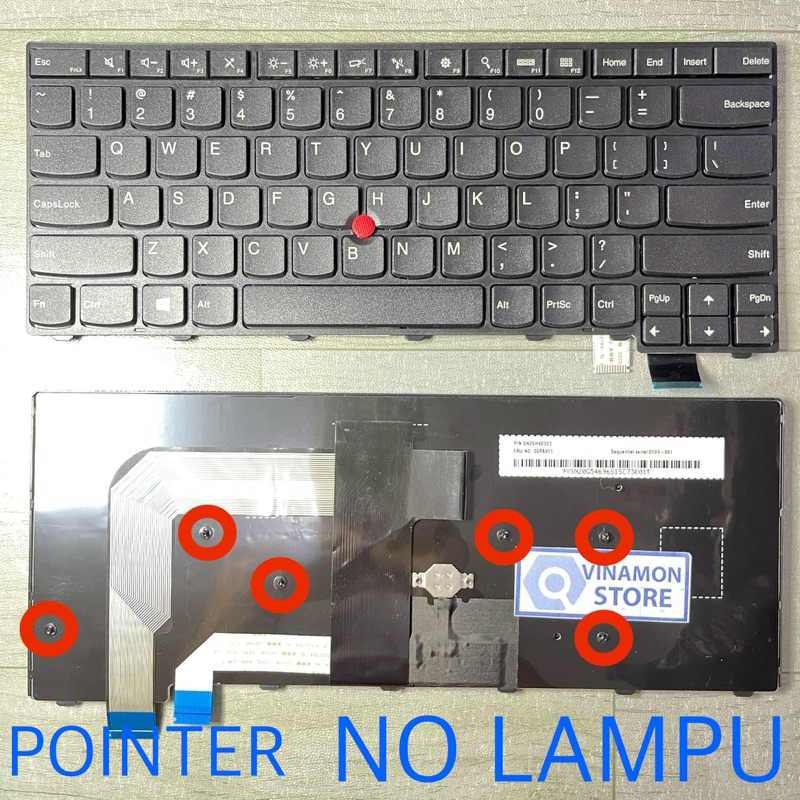 Jual KEYBOARD LENOVO THINKPAD T460s T470s 20JT 20JS 20HG 20HF 20J1 20J2 ...