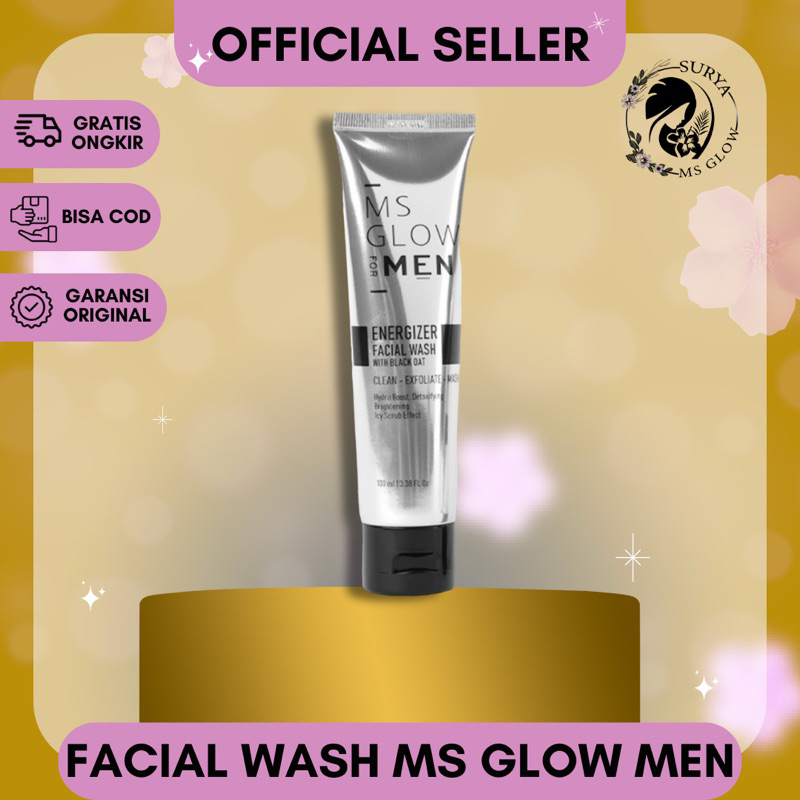 Jual MS GLOW MEN FACIAL WASH / MS GLOW FOR MEN FACIAL WASH / SABUN ... Jual MS GLOW MEN FACIAL WASH / MS GLOW FOR MEN FACIAL WASH / SABUN ...