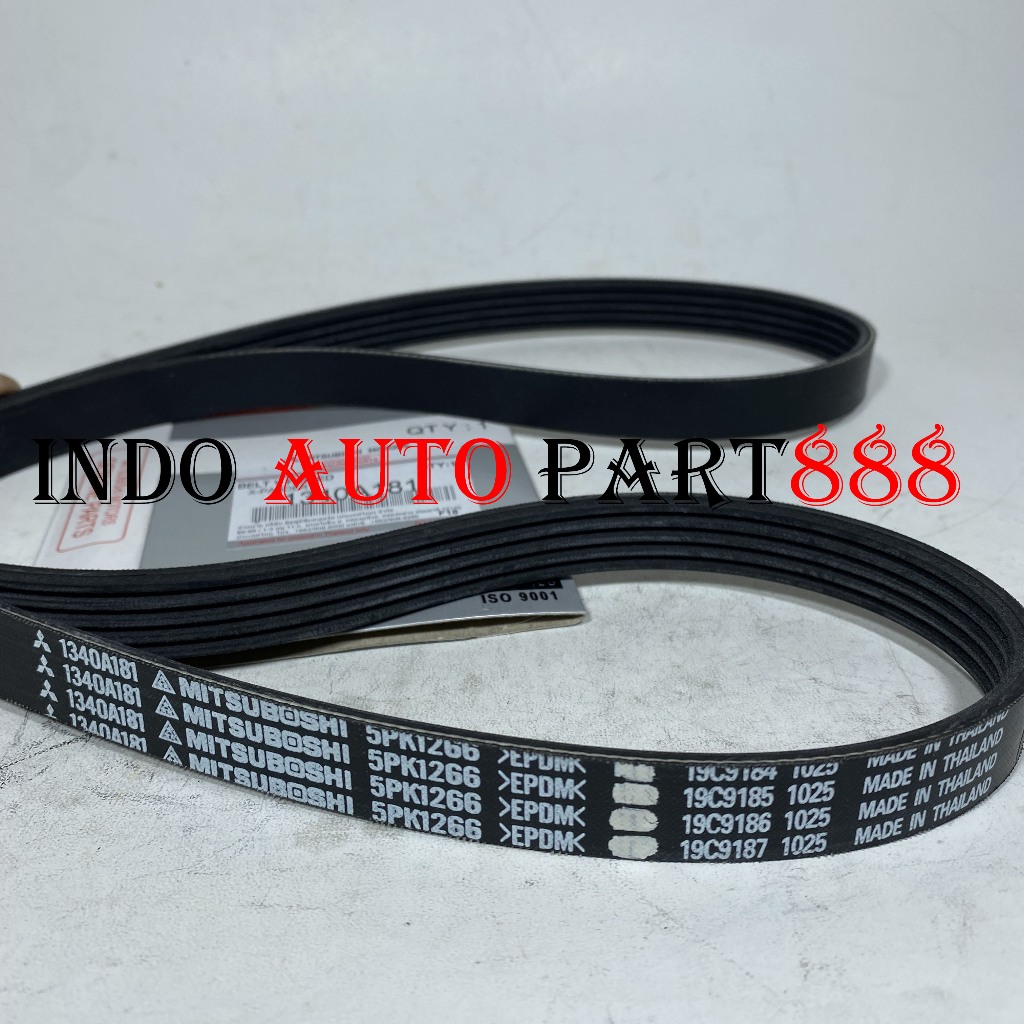 Jual Fan Belt Van Belt V Belt Rib Belt Tali Kipas Mitsubishi Xpander 5pk 1266 Original | Shopee ...