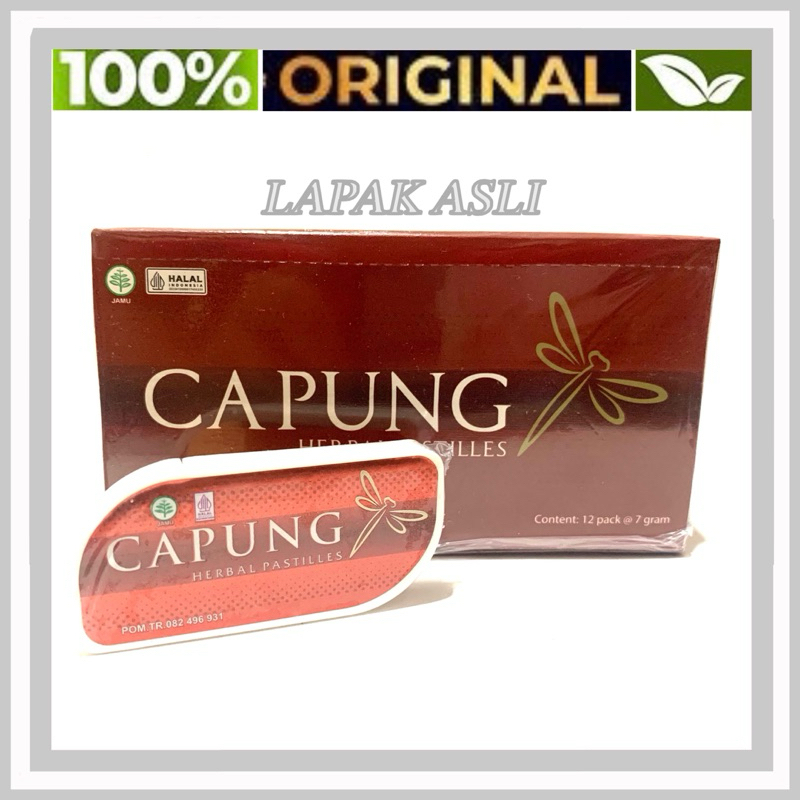 Jual Capung Herbal Pastilles - Permen Hisap Untuk Meredakan Batuk ...