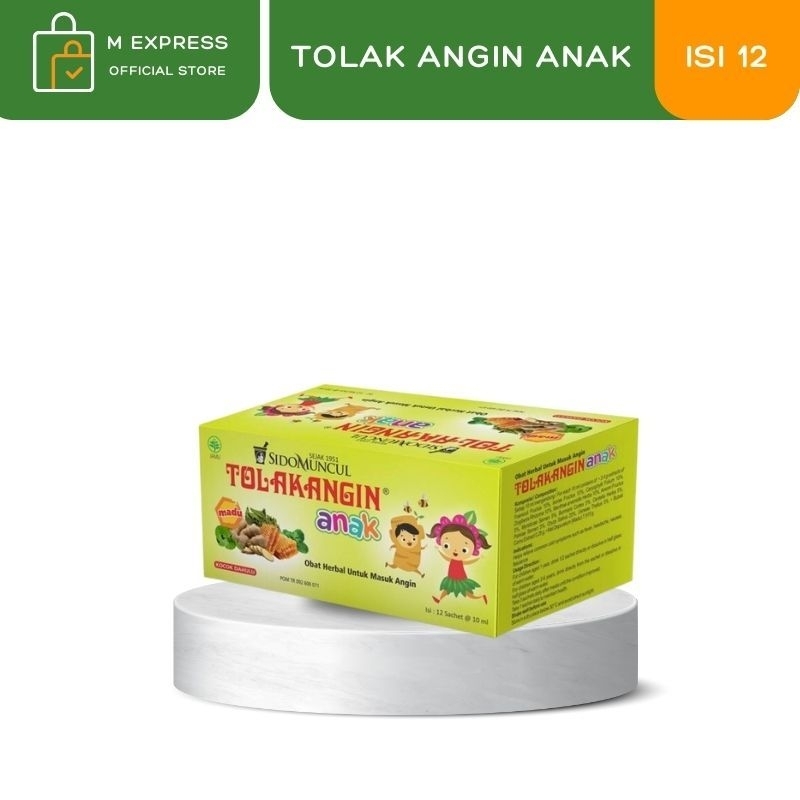 Jual [M EXPRESS] TOLAK ANGIN ANAK - Sirup Obat Masuk Angin Mual Muntah ...