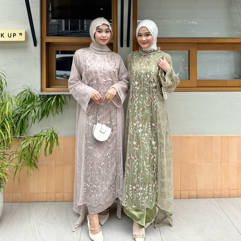 Jual AZZURA OUTER DRESS | OUTER DRESS | OUTER LEBARAN | OUTER KONDANGAN ...