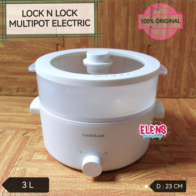 Jual Lock n Lock multi cooker panci kukus ceramic coating 1.5L dan 3L ...