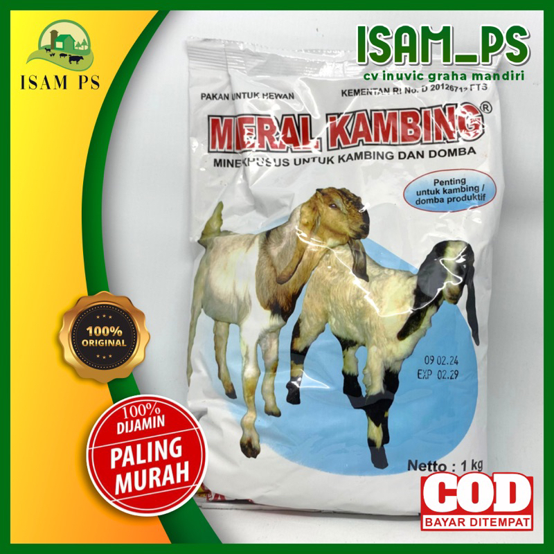 Jual MINERAL KAMBING 1 KG EKA FARMA Vitamin Mineral Multivitamin Domba ...