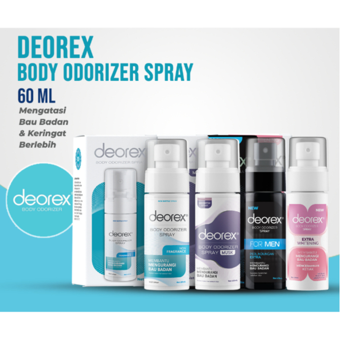 Jual Deorex Body Odorizer Spray 60ml | Shopee Indonesia