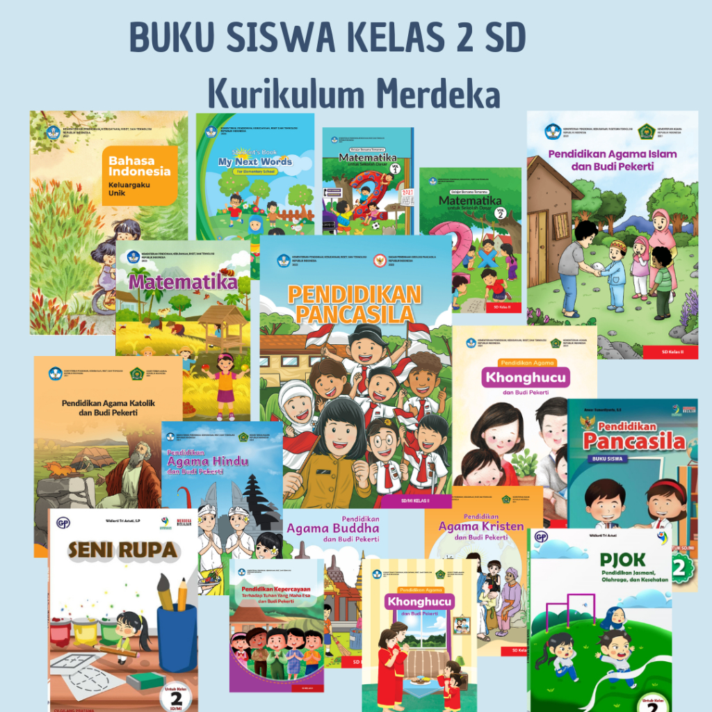 Jual Buku Kelas 2 SD Kurikulum Merdeka/Kurmer | Shopee Indonesia