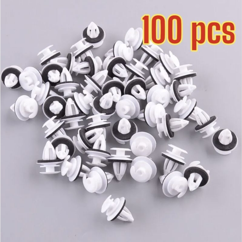 Jual Baut Rivet Kancing Klip harboot Pintu Mobil body plastik Rivet 100 ...