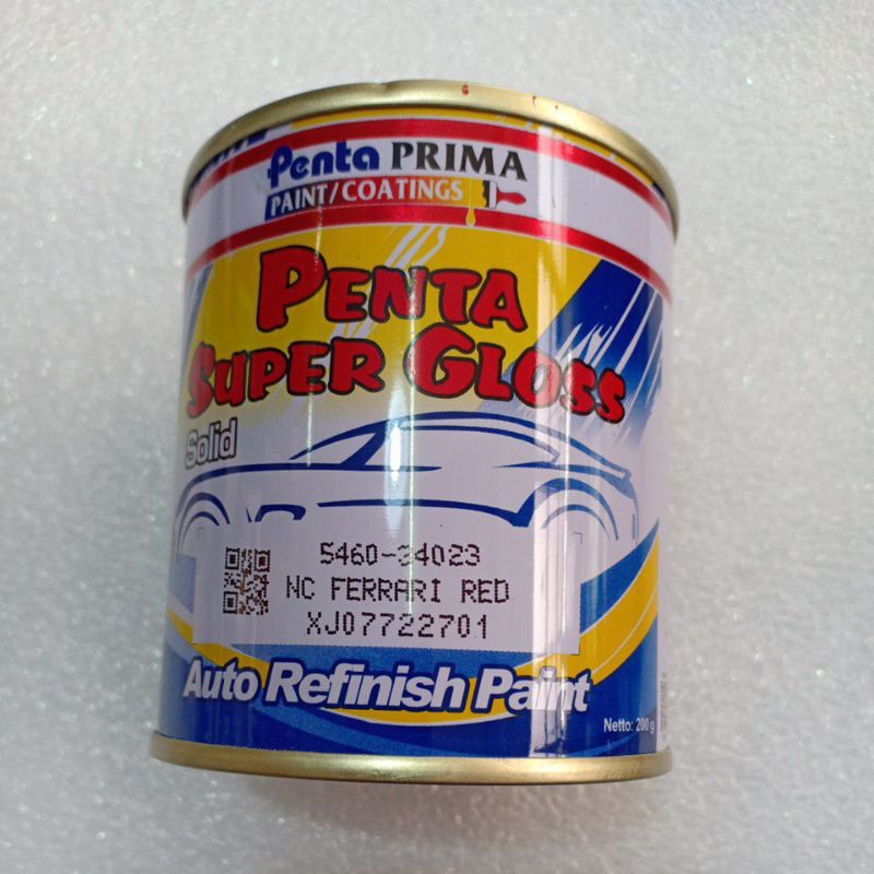 Jual cat penta Ferrari red super gloss 200ml | Shopee Indonesia