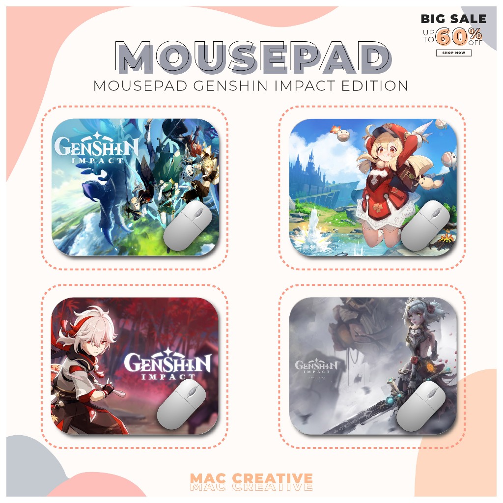 Jual [ MAC ] MOUSEPAD GENSHIN IMPACT - ALAS MOUSE GENSHIN IMPACT ...