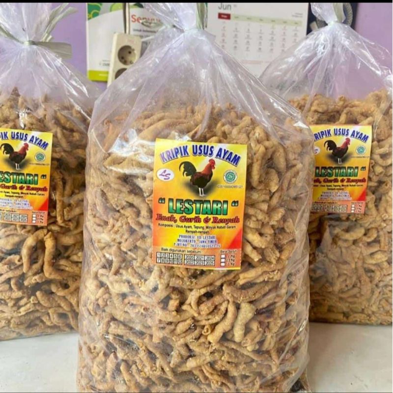 Jual Lestari Kripik Usus Ayam Snack Usus Crispy 2kg | Shopee Indonesia