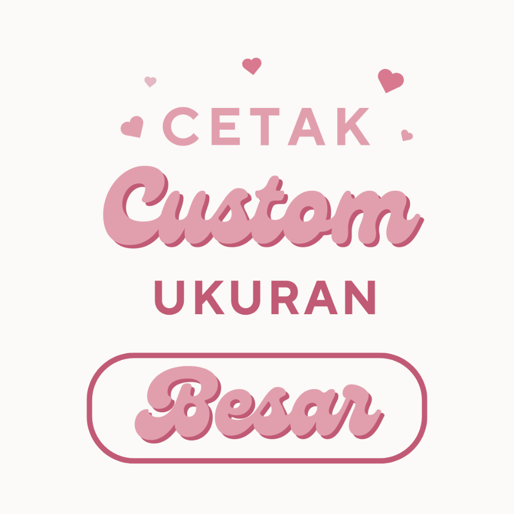 Jual Cetak Kartu/Stiker Custom Ukuran Besar | Shopee Indonesia