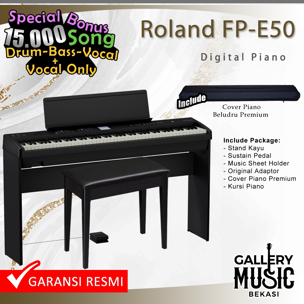 Jual Roland FP E50 Digital Piano / FPE 50 / FP E 50 / FPE50 Garansi ...