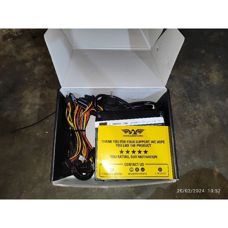 Jual Power Supply PSU Armaggeddon Voltron Gold 600 RGB 80+ 600 Watt | Shopee Indonesia