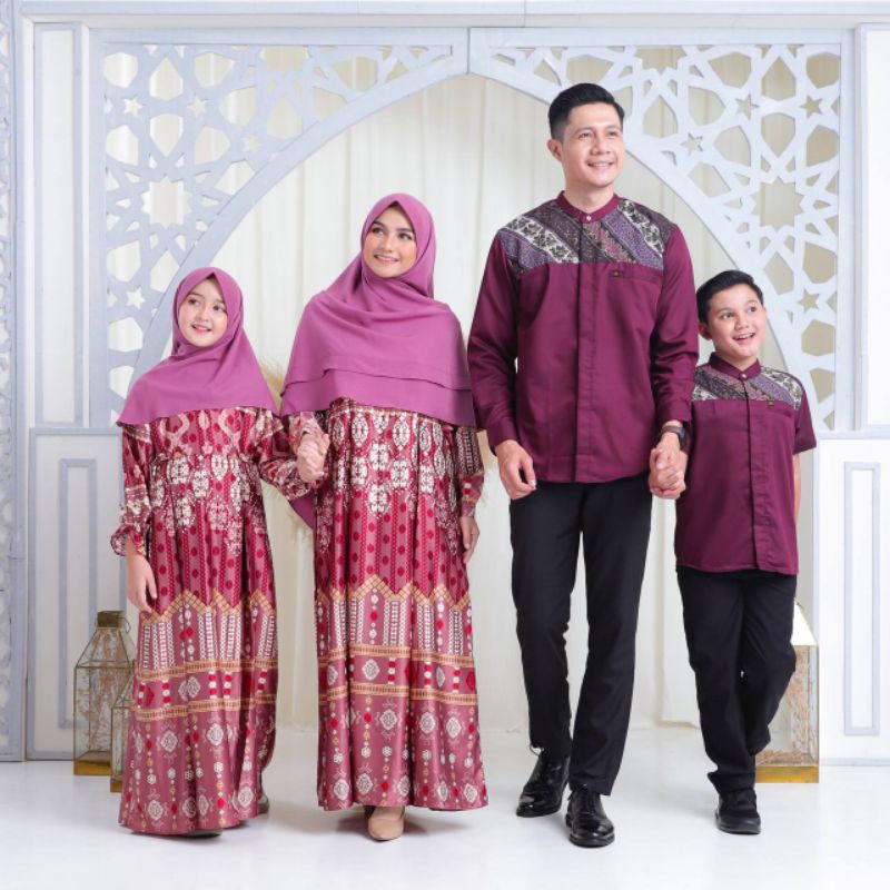 Jual SARIMBIT FAMILY RAYA HAWA HILYA SOFTBERRY x BURGUNDY MICHAN GAMIS ...
