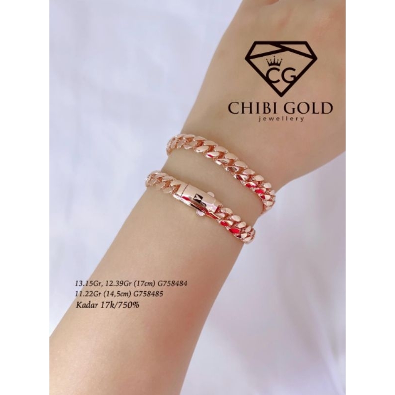 Jual CHIBI GOLD - Gelang tangan Orodavinci emas 750 kadar 17k ...