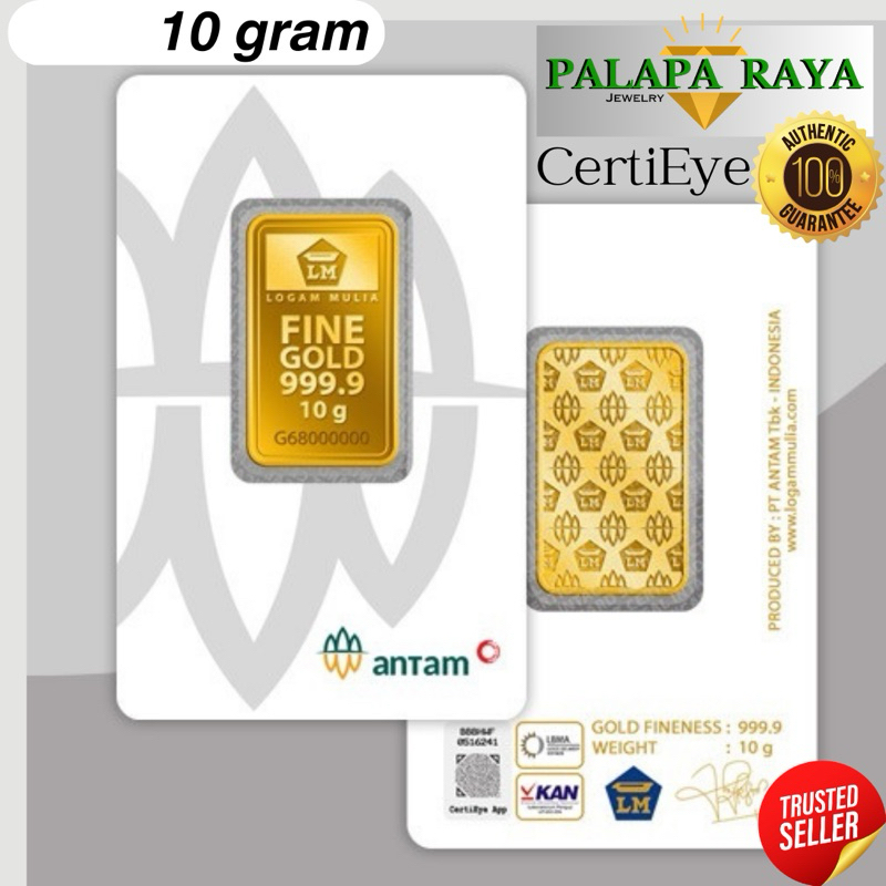 Jual Emas LM Antam Logam Mulia 10 gram | Shopee Indonesia
