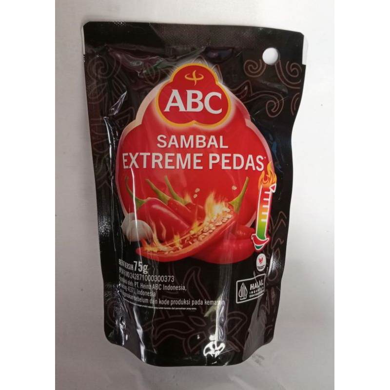 Jual Sambal extreme pedas ABC 75g | Shopee Indonesia