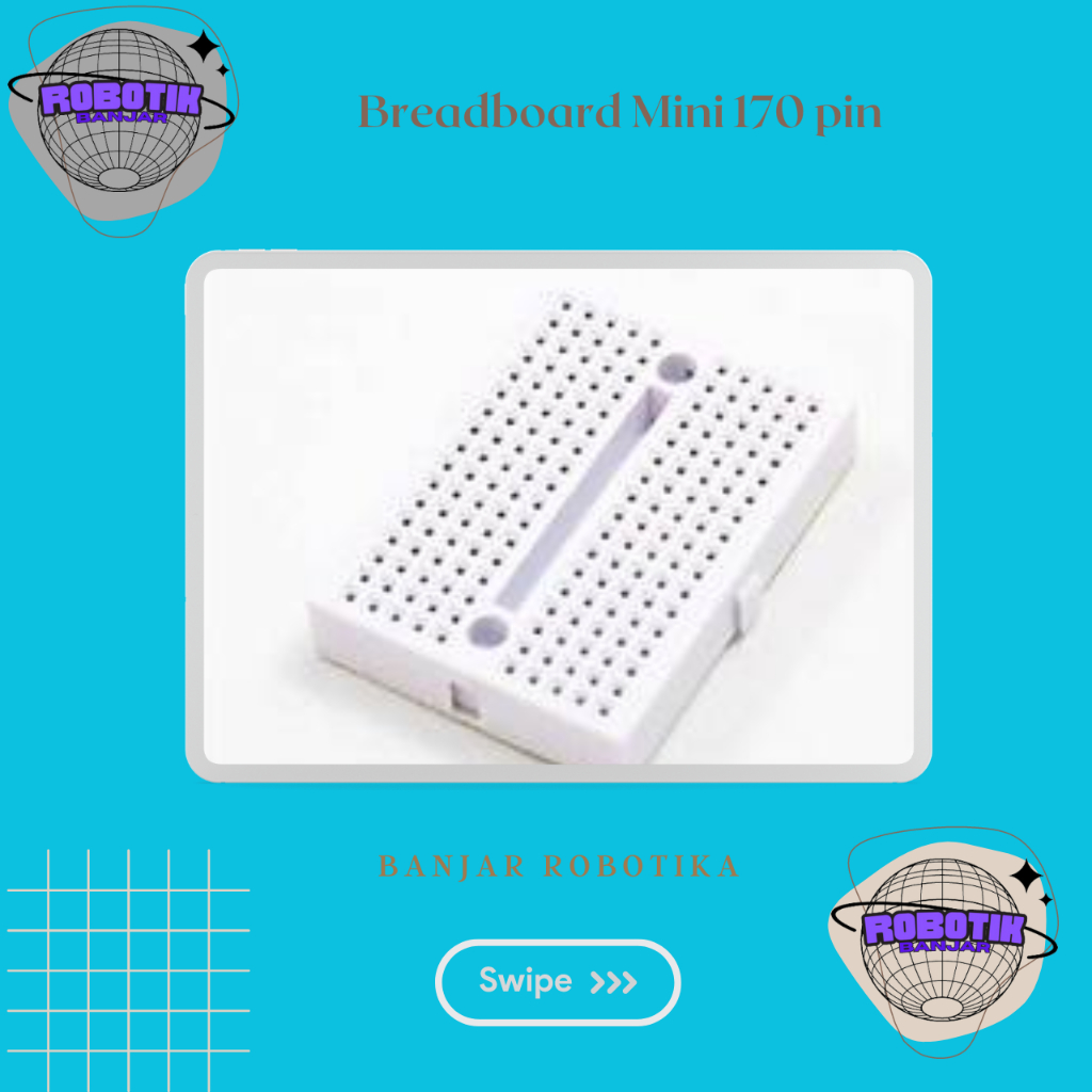 Jual SYB-170 Breadboard / project board mini 170 pin | Banjar Robotika ...