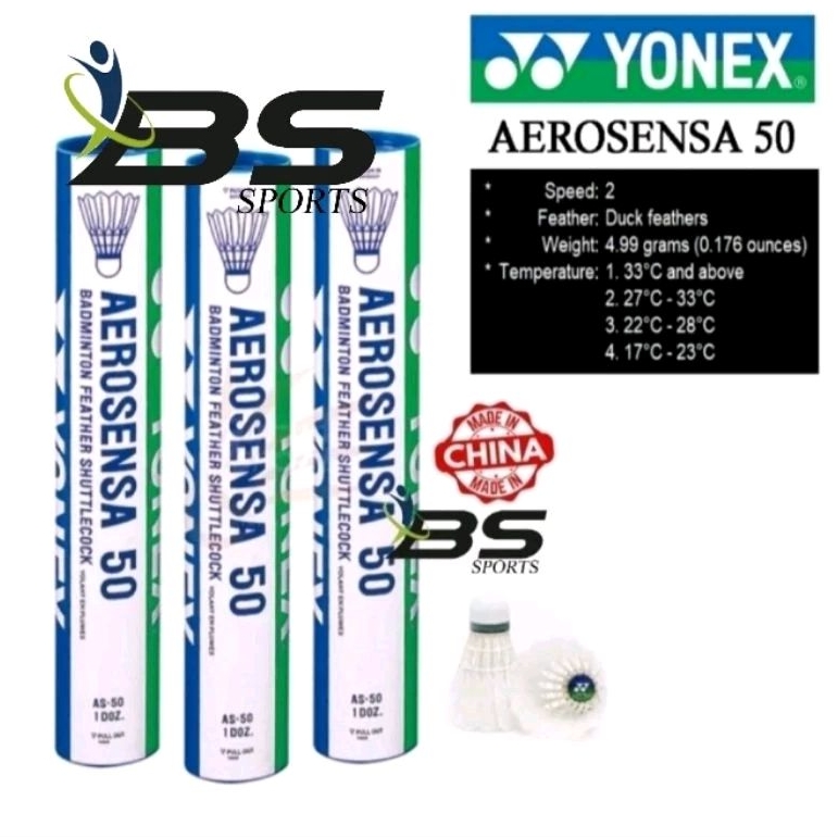 Jual SHUTTLECOCK KOK COCK KOCK YONEX AEROSENSA 50 ORIGINAL | Shopee Indonesia