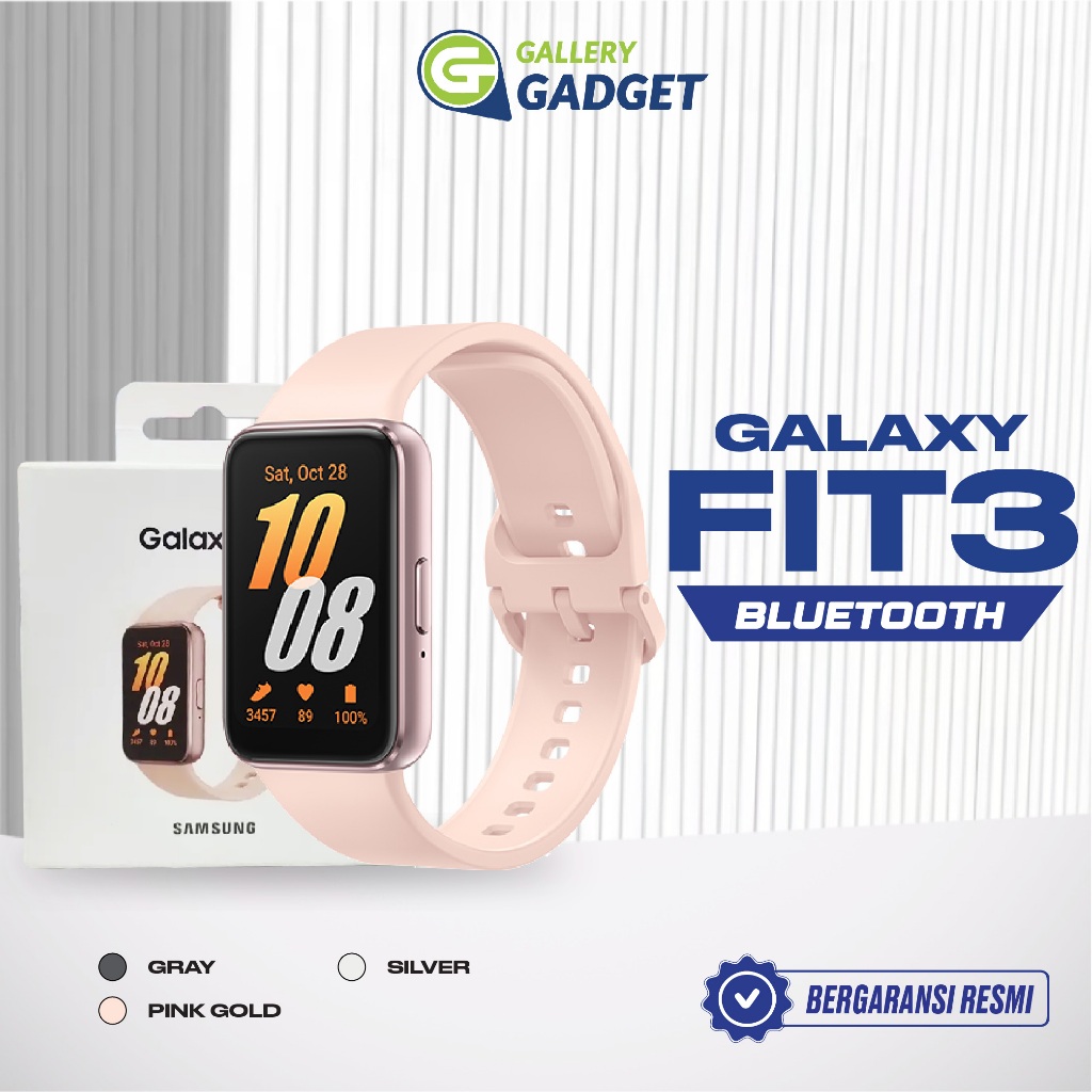Jual Samsung Galaxy Fit3 Smart Band Bluetooth Fit 3 Garansi Resmi ...