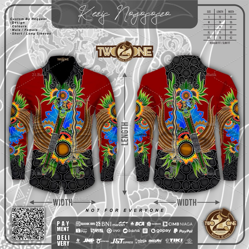 Jual BATIK INDONESIA MOTIF KERIS NOGOSOSRO WARANGKA KHAS SUMENEP WARNA ...