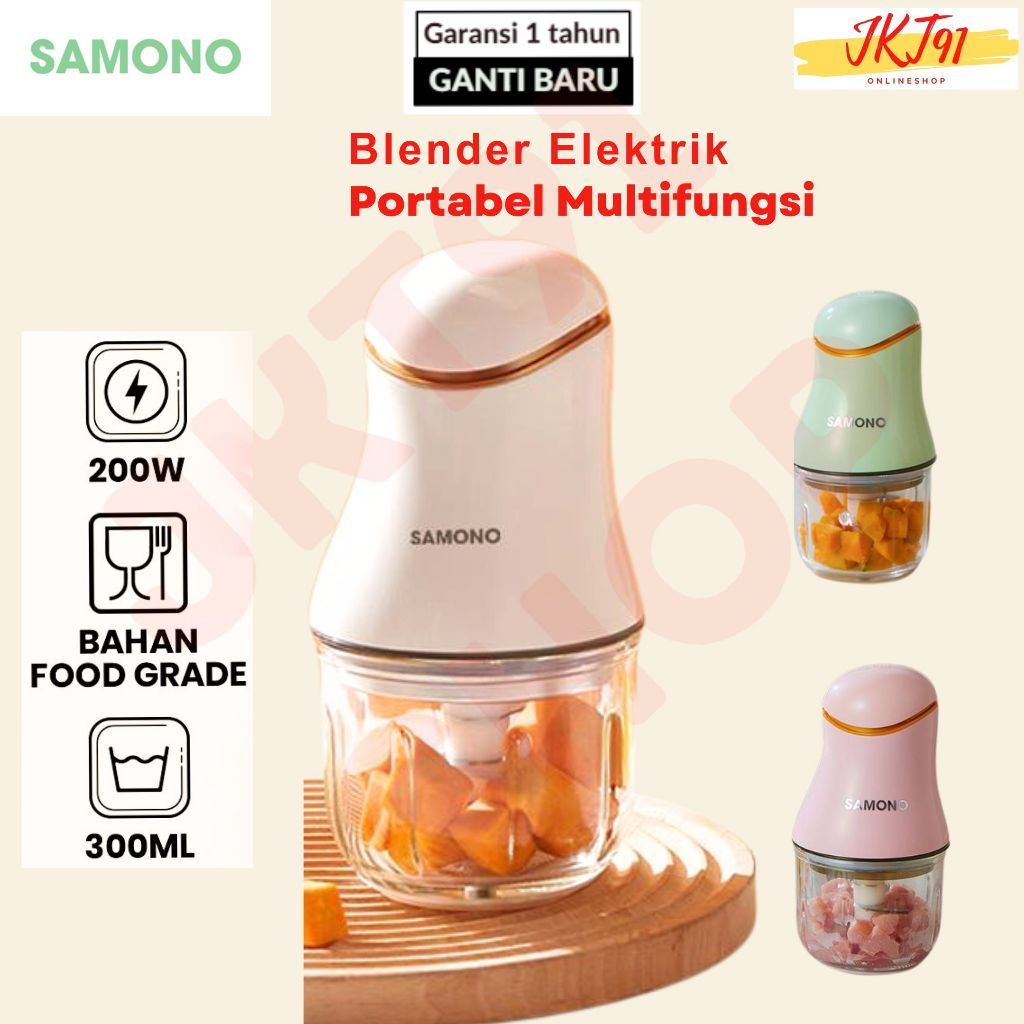 Jual Samono Food Chopper Mini Kaca Blender Kapsul Portable Multifungsi ...