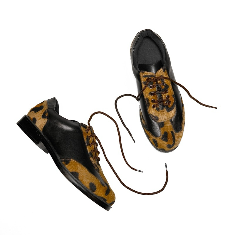 Jual SOS PELT OXFORD (Leopard Pattern Shoes) | Shopee Indonesia