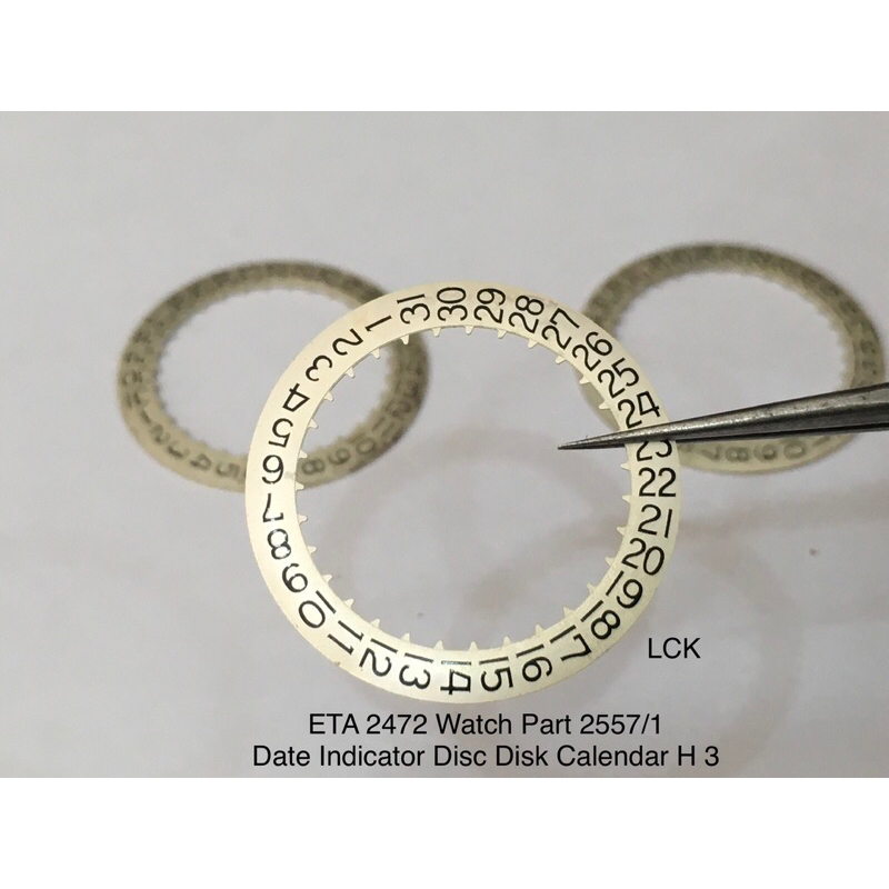 Jual ETA 2472 2390 Watch Part 2557/1 Date Indicator Disc Disk Calendar ...