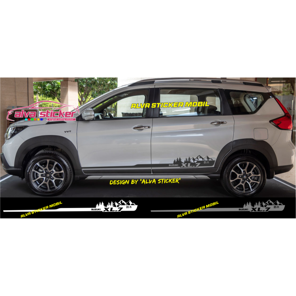 Jual sticker xl7 stiker xl-7 list cutting mobil suzuki xl7 stiker list ...