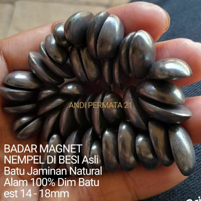Jual BATU CINCIN BADAR BESI HITAM NEMPEL BESI ASLI NATURAL ALAM 100% ...