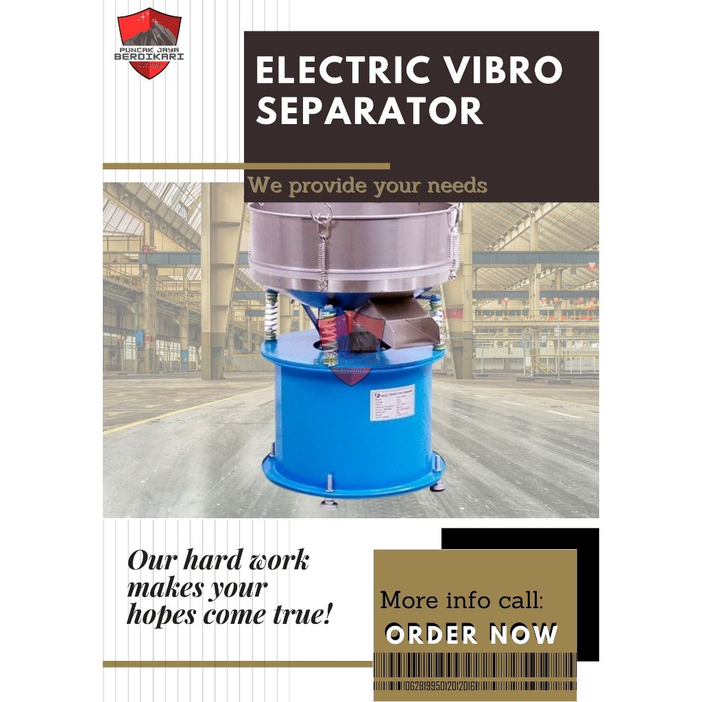 Jual Mesin Ayakan Tepung - Vibro Sparator - Mesin Pengayak | Shopee ...
