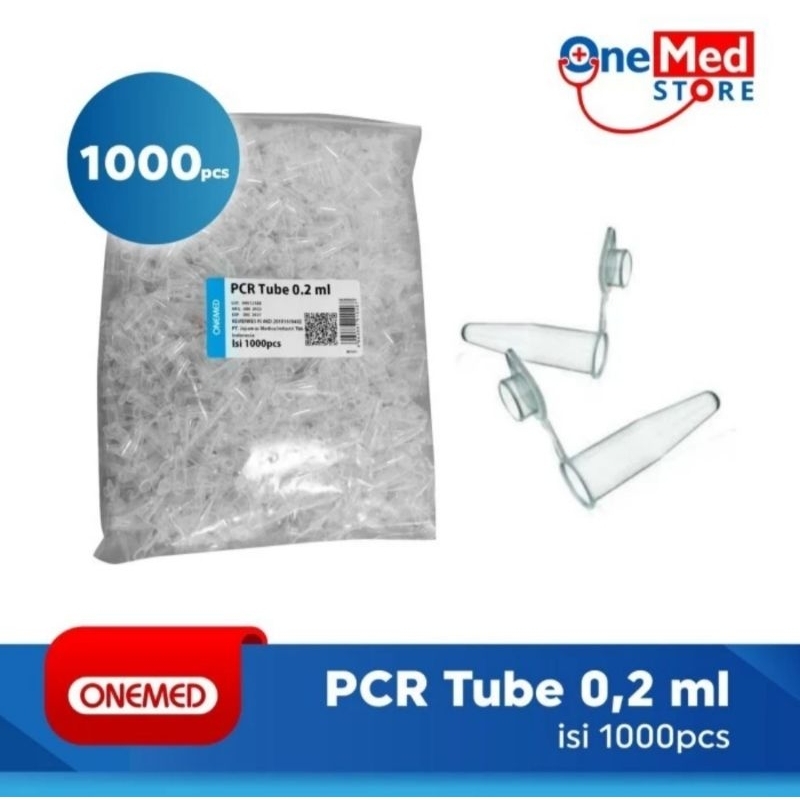 Jual Pcr Tube 0.2 ml Tabung Eppendorf 0,2ml Pcr Tube 0,2ml Onemed isi 1000pcs | Shopee Indonesia