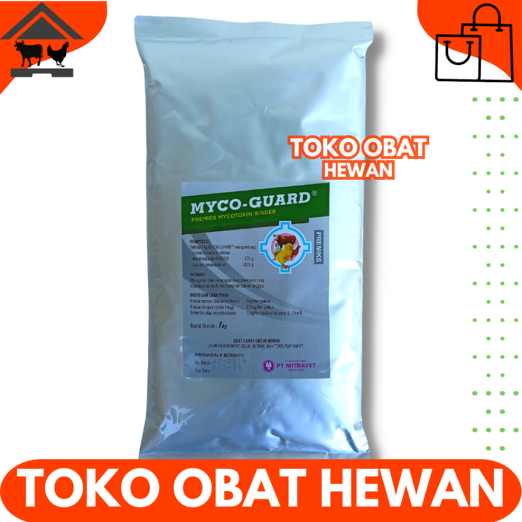 Jual MYCO-GUARD 1 KG MITRAVET - Mycoguard Anti Toxin Binder Freetox ...