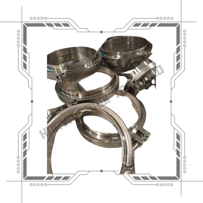 Jual Clamp Ferrule Sanitary 1 Set Stainless SS304 L / 3" Inch sampai 6 ...